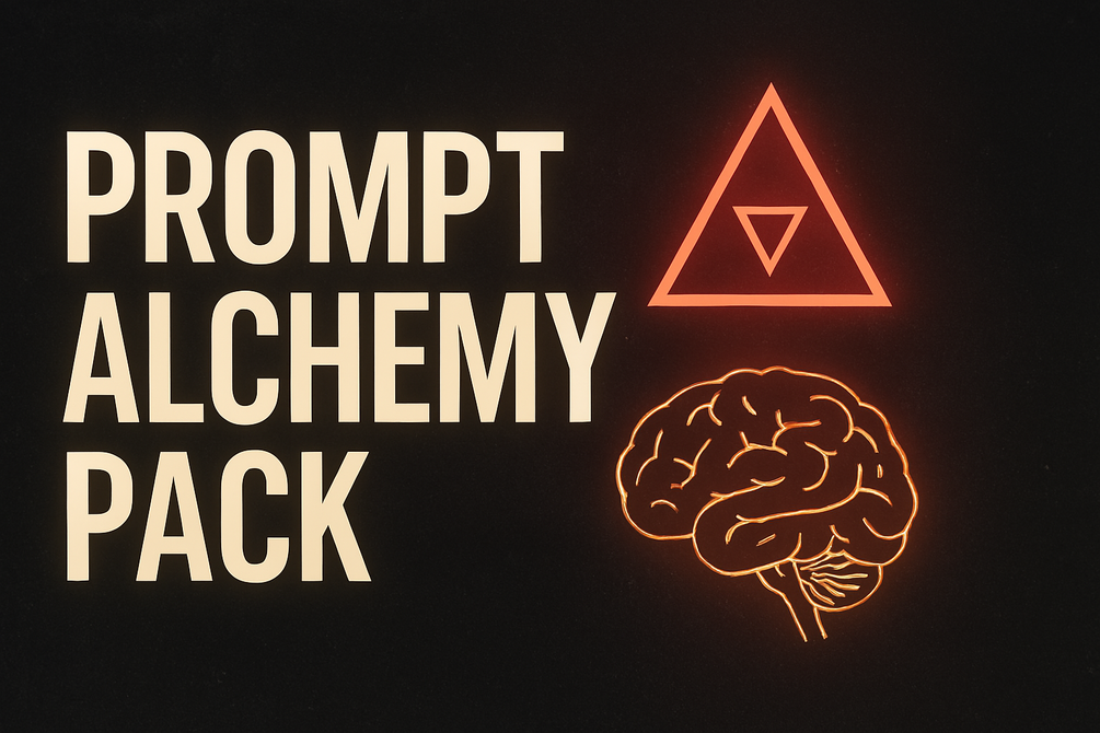 Prompt Alchemy Pack: 40 Prompts to Reset Your Focus & Power