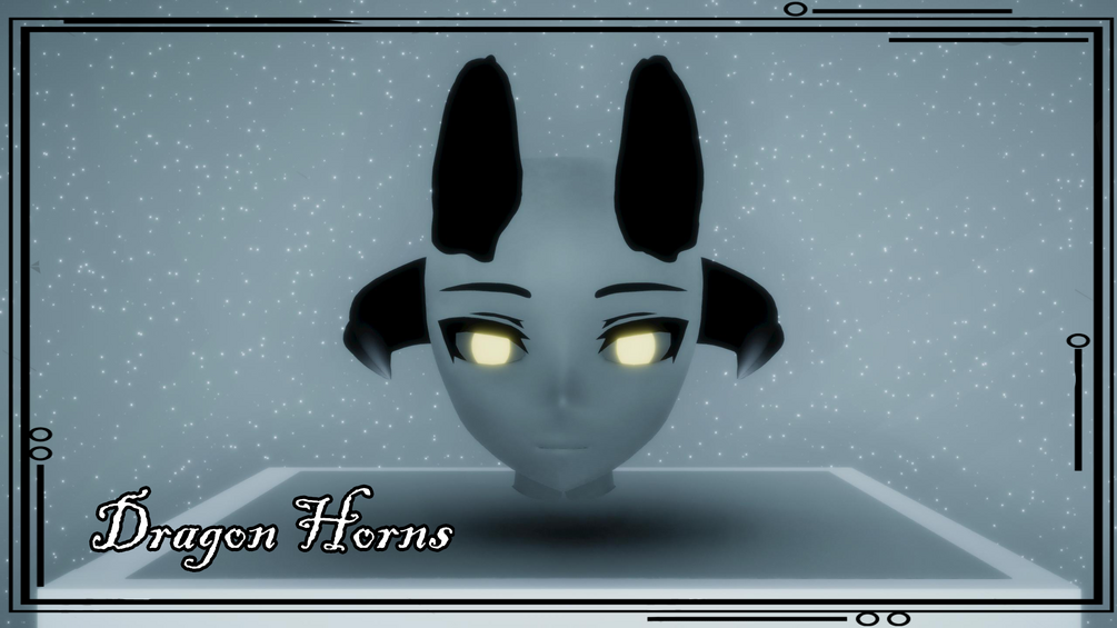 Dragon Horns 3D Model