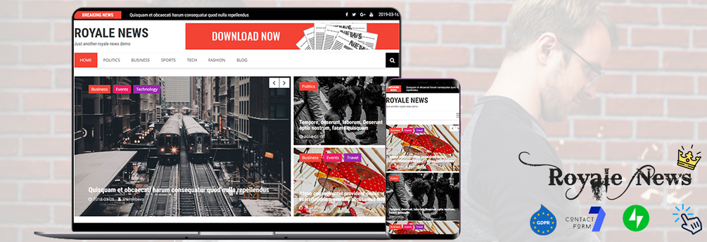 Royale News-best magazine WordPress theme
