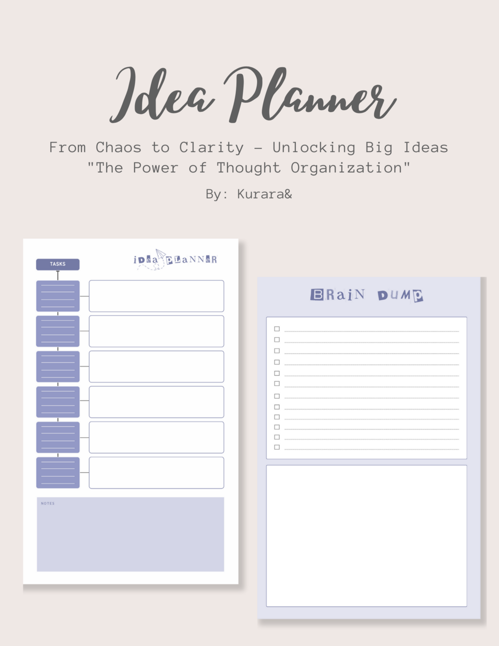 My Little Nook of Ideas : Digital Idea Planner - Unlock your Big Ideas