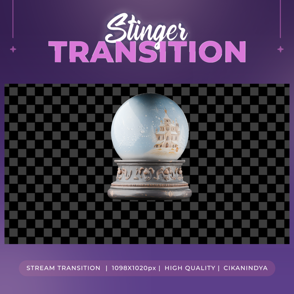 Animated Stinger Transition | Snow Globe Castle Animation for Fantasy ...