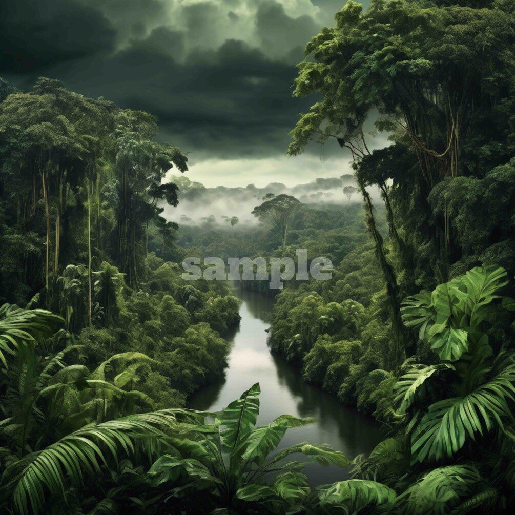 Amazon rainforest poster