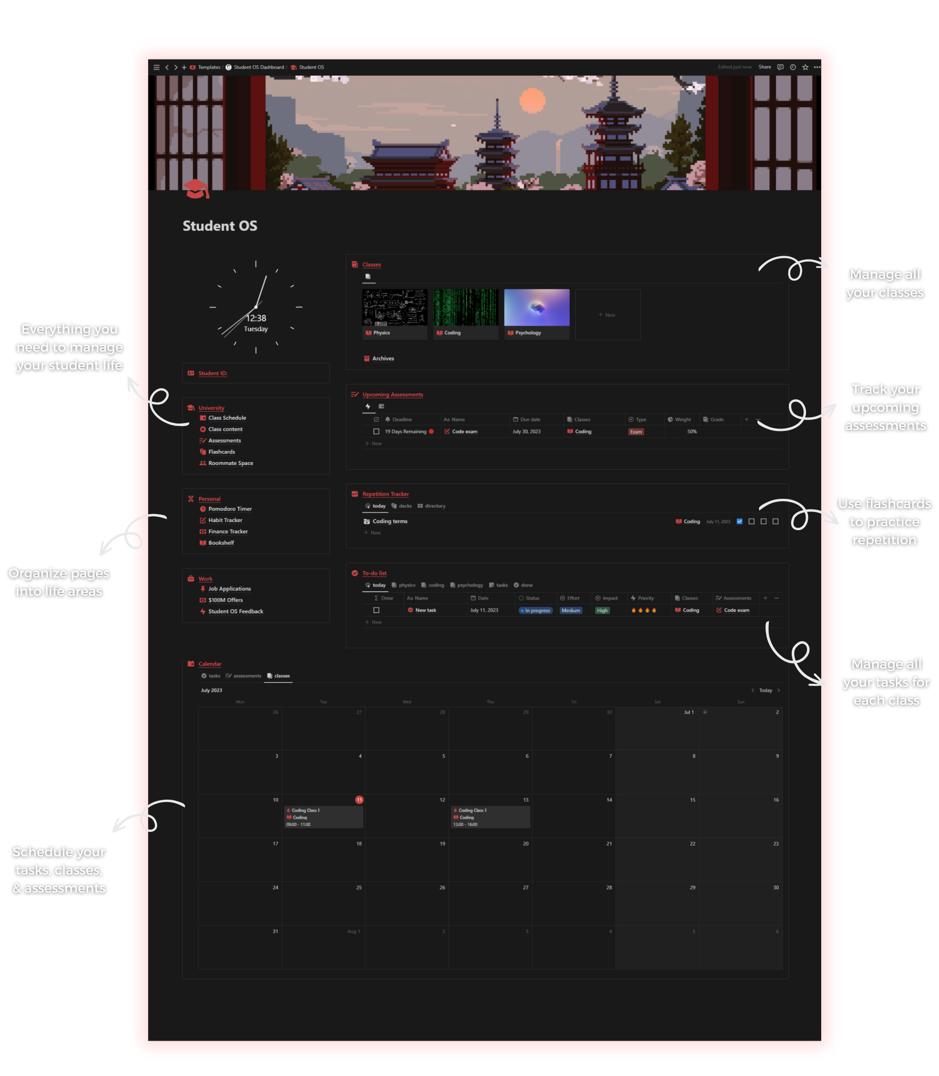 Student OS Dashboard