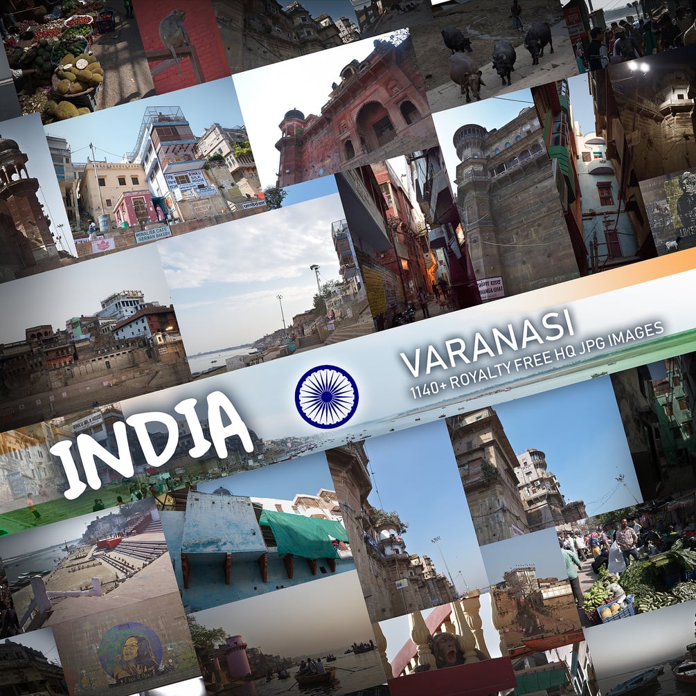 India Varanasi Photopack