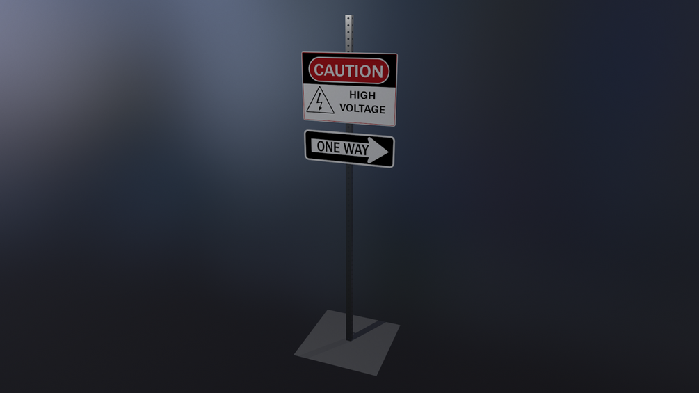 Kit with 200 traffic sign