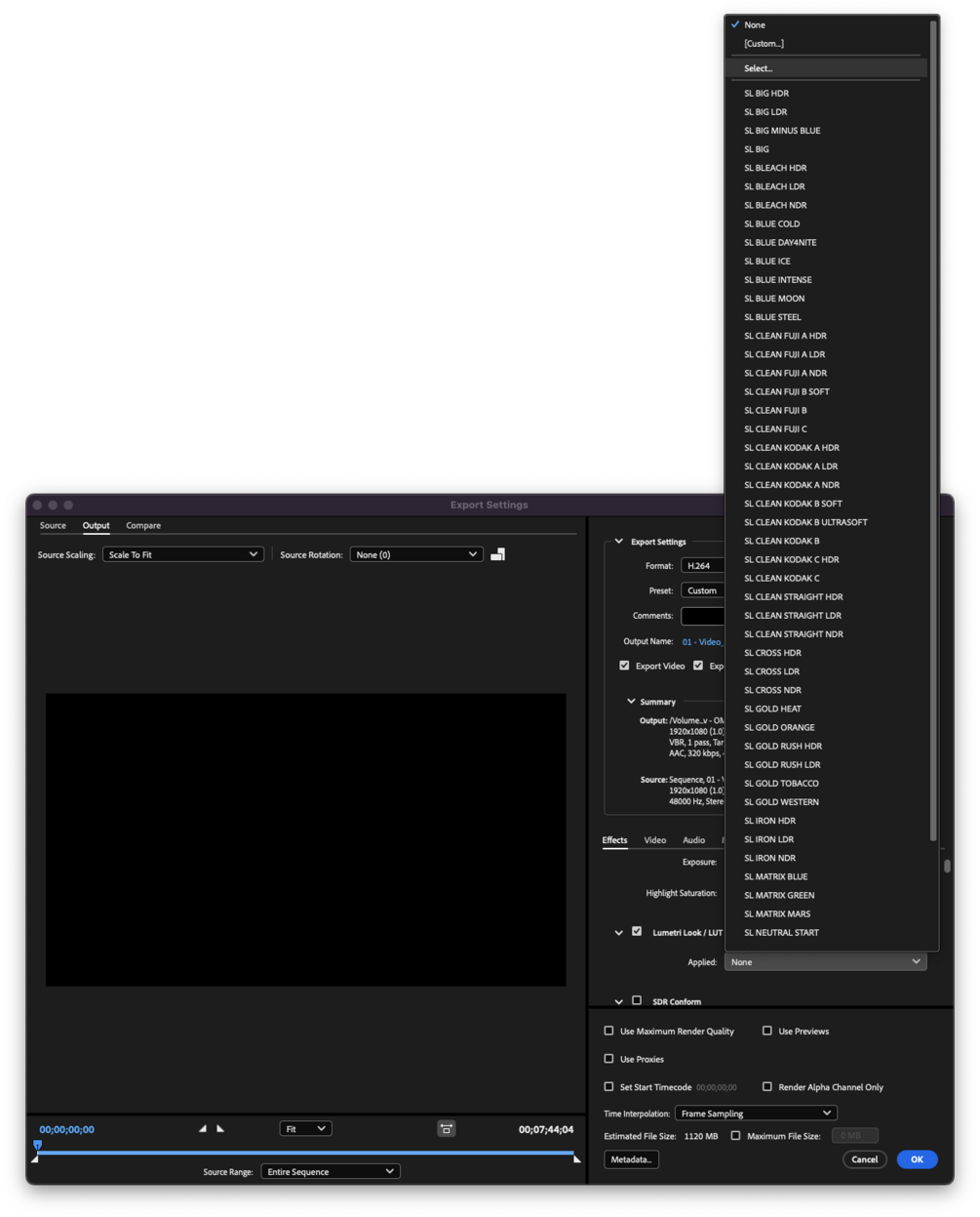 QT Gamma Compensation.cube