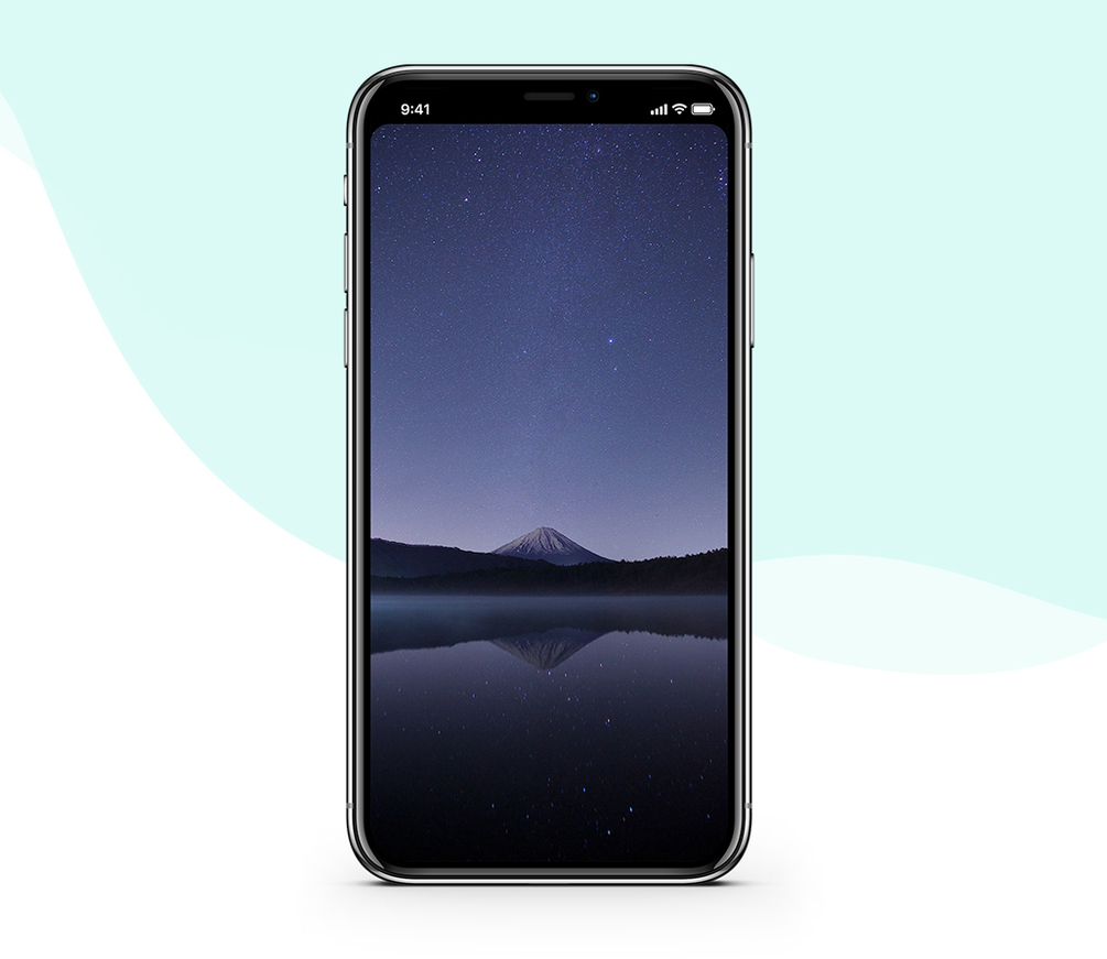 Mountain Wallpaper for iPhone X without Notch