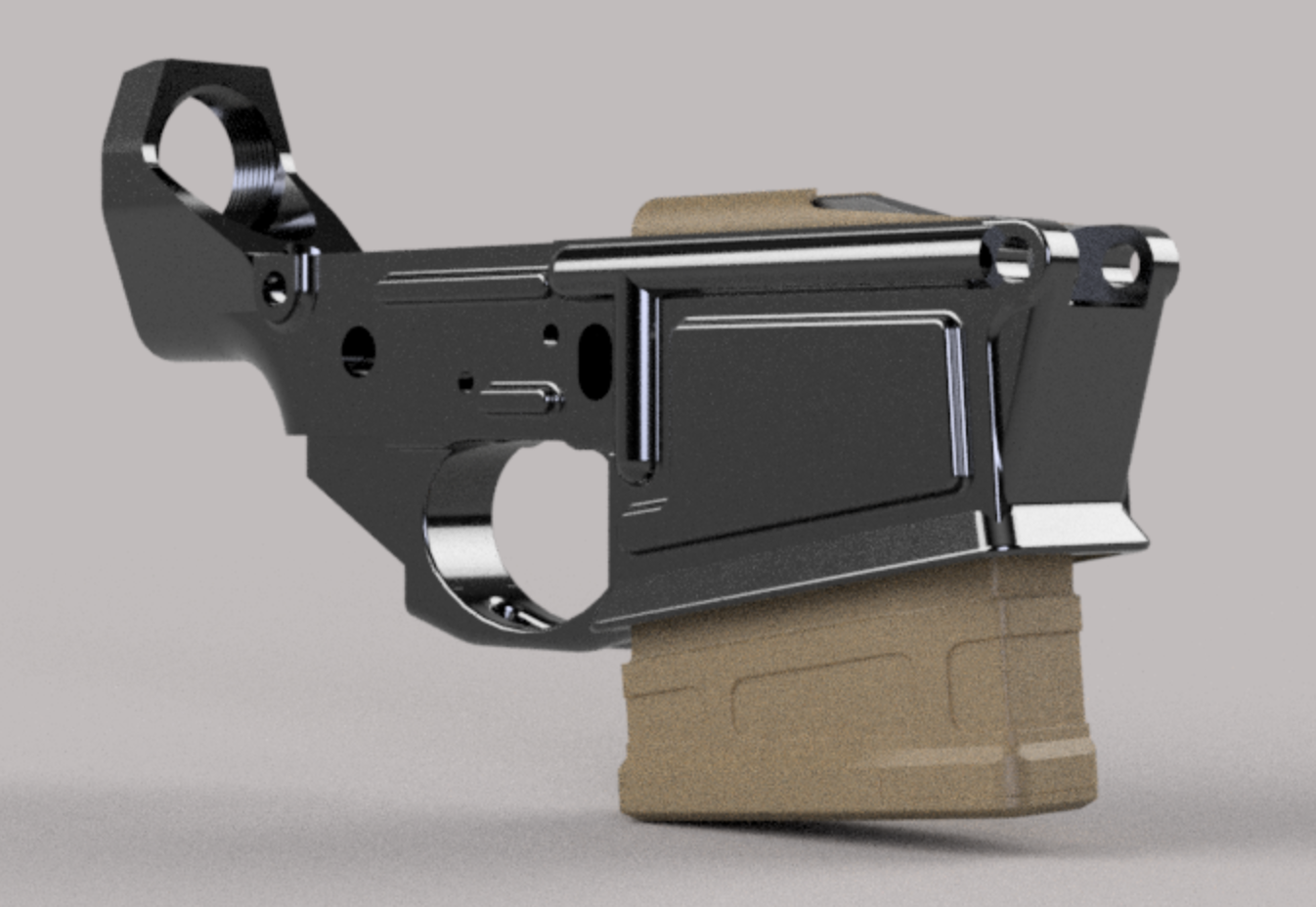 AR10/308 Lower Receiver Complete - EmpireCadDesignz