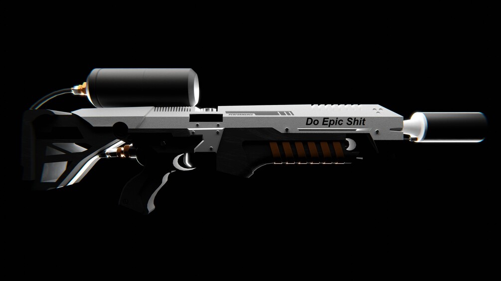 Flamethrower 3D Model