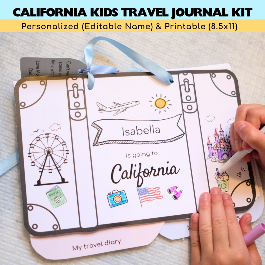 California Kids Travel Journal Kit