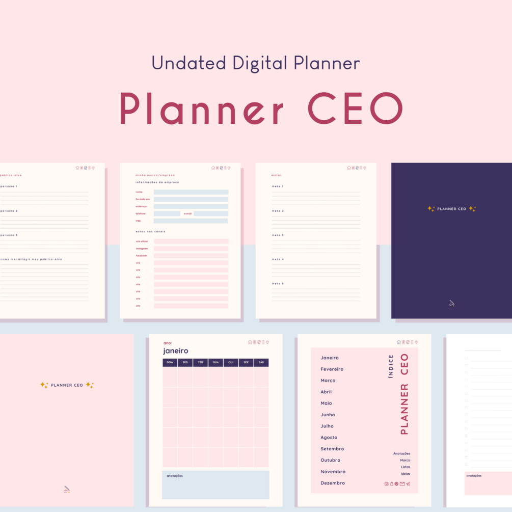 Planner CEO - Undated Digital Planner