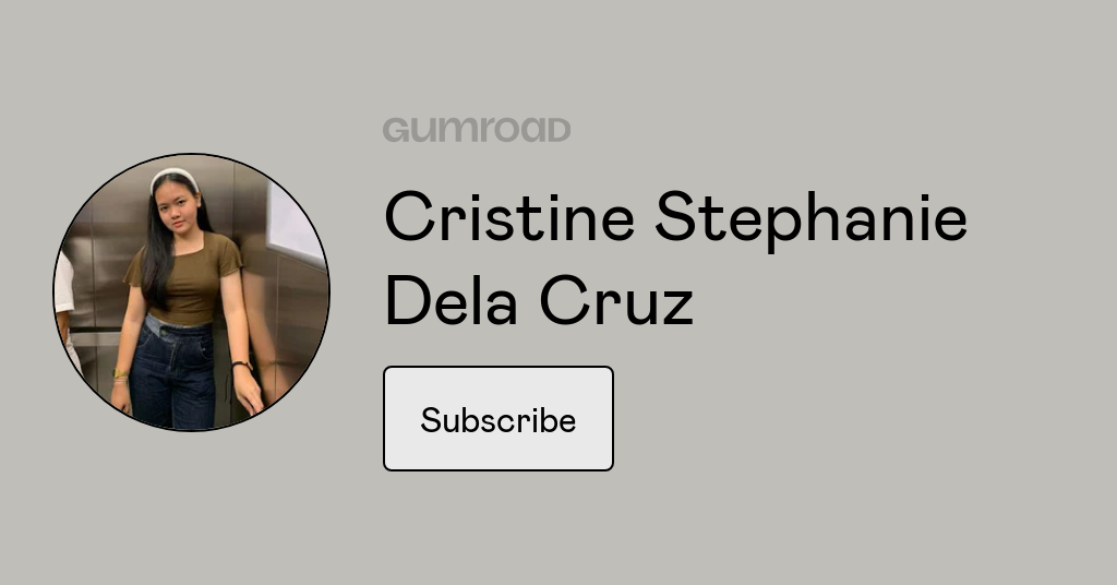 Cristine Stephanie Dela Cruz