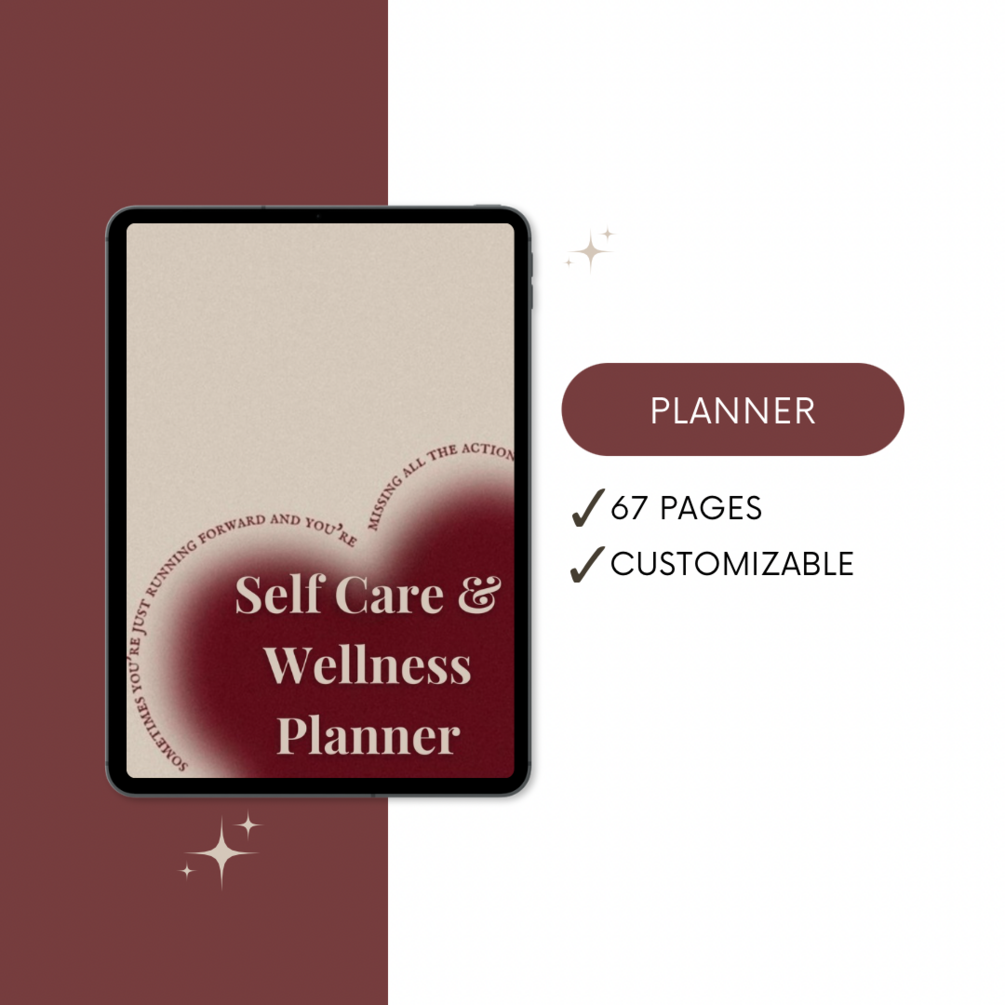 Self Care And Wellness Planner