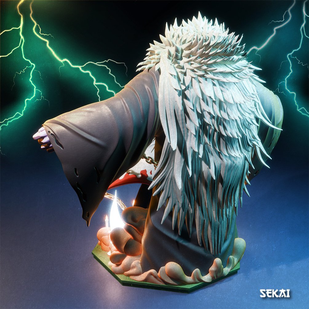 Minato Sculpture and Bust - Sekai 3D Models - Tested and Ready for 3D ...