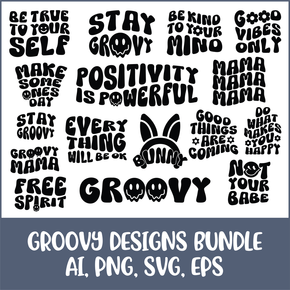 Groovy SVG Bundle