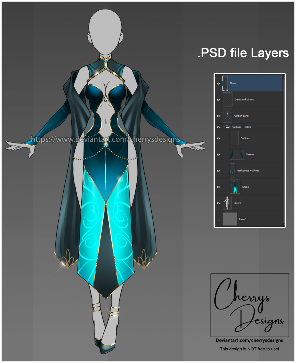 customizable Outfit Design 44