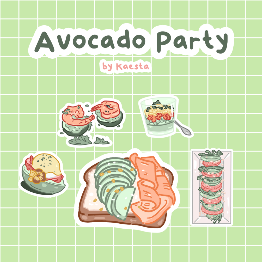 Avocado Party Mini Icon Pack