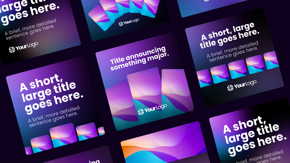 Social Media Instagram Post & Story Templates for Figma
