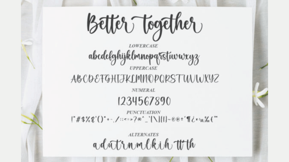 Better Together Font