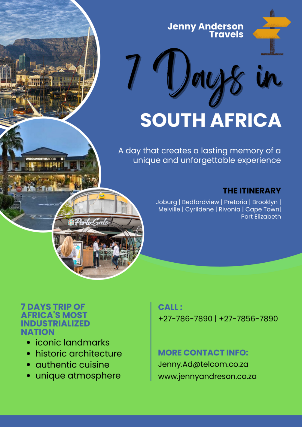 Canva Travel Flyer Template and Canva Travel Itenary template