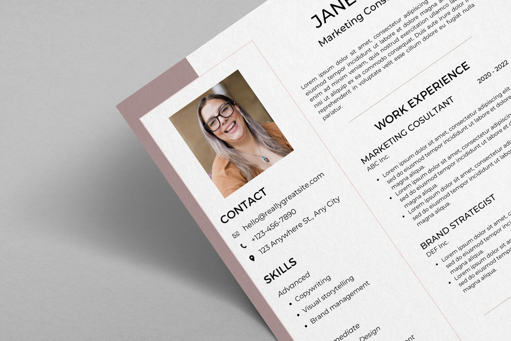 Classy & Professional Resume Template