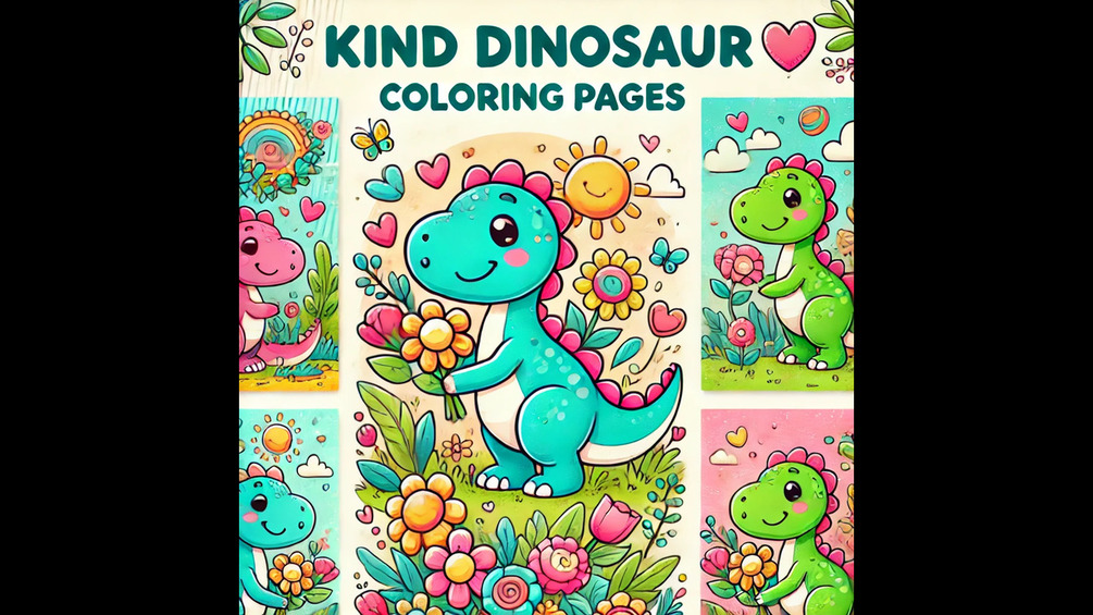 The Friendly Dinosaur: Spreading Kindness.