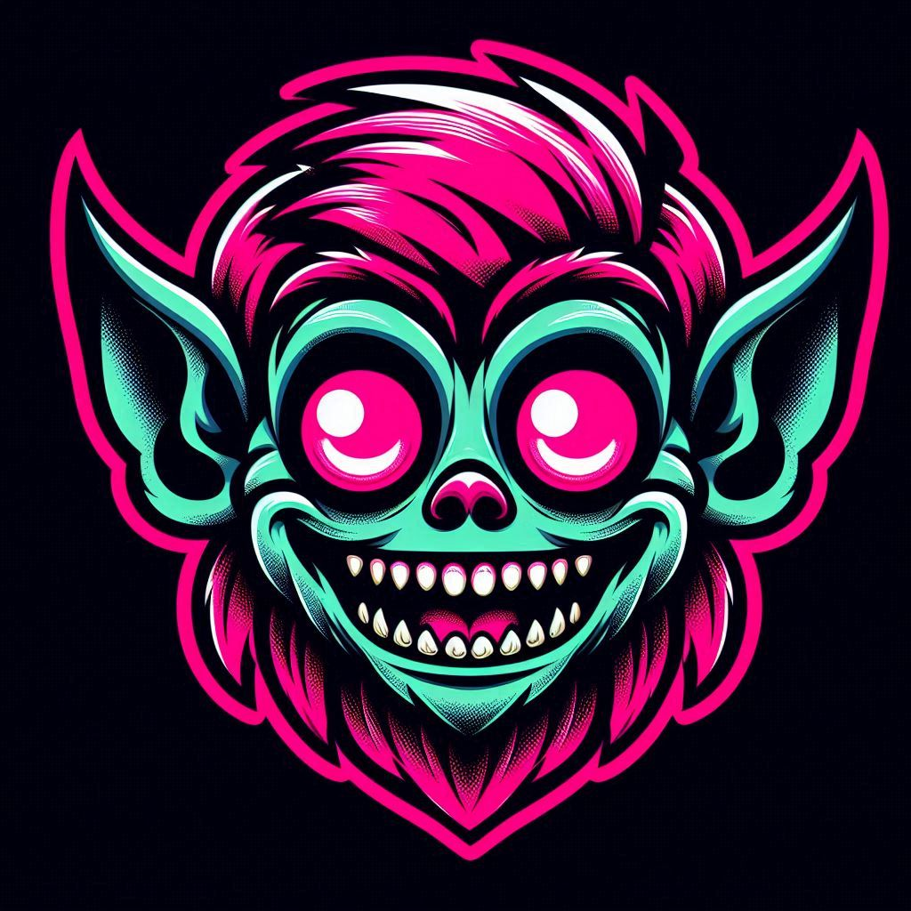 100 DALL-E T-Shirt Designs - Cute Grotesque Mascot