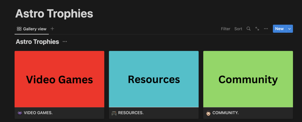Platinum Trophy Tracker Notion Template