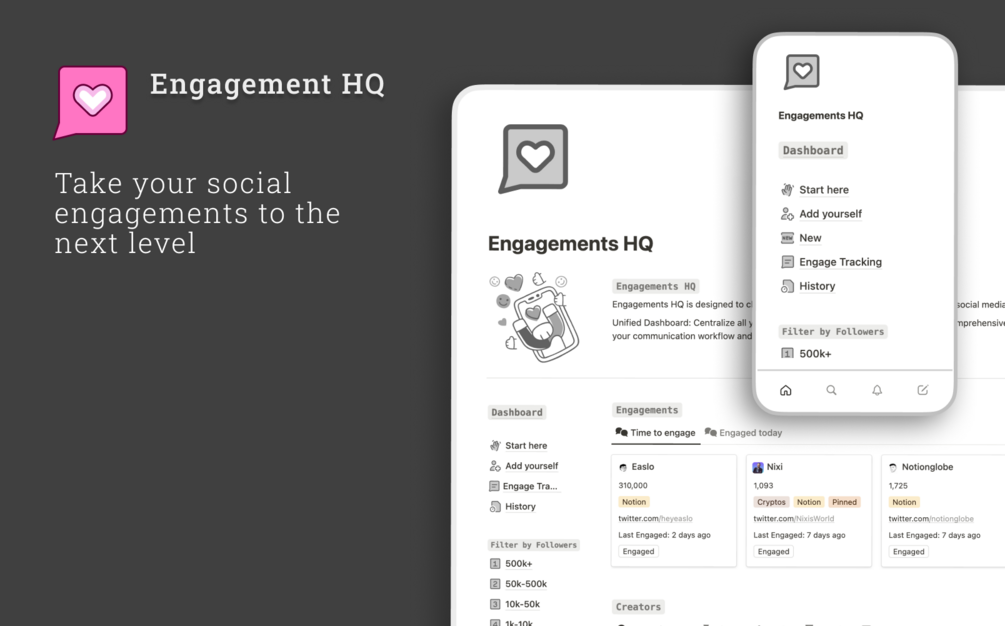 Social Media Engagement Tracker