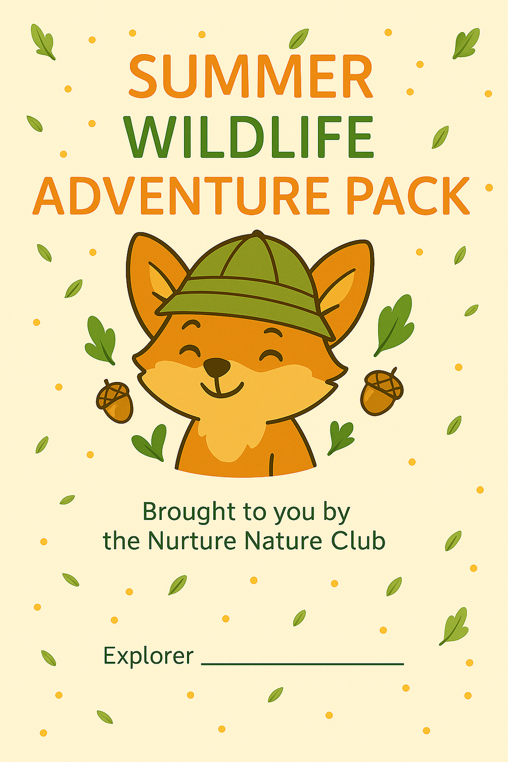 Summer Wildlife Explorer Pack