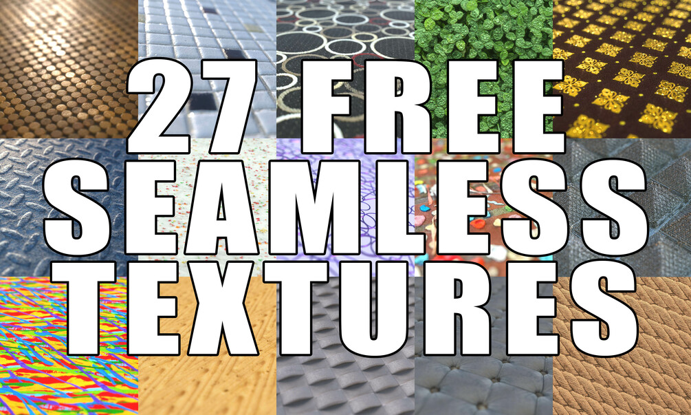 27 Free Seamless PBR Textures