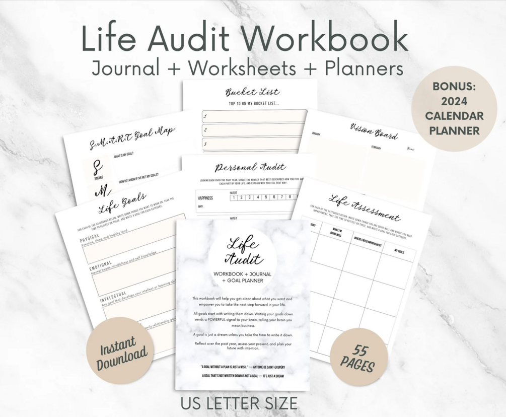 Life Audit Workbook: Transform Your Life with Clarity and Purpose