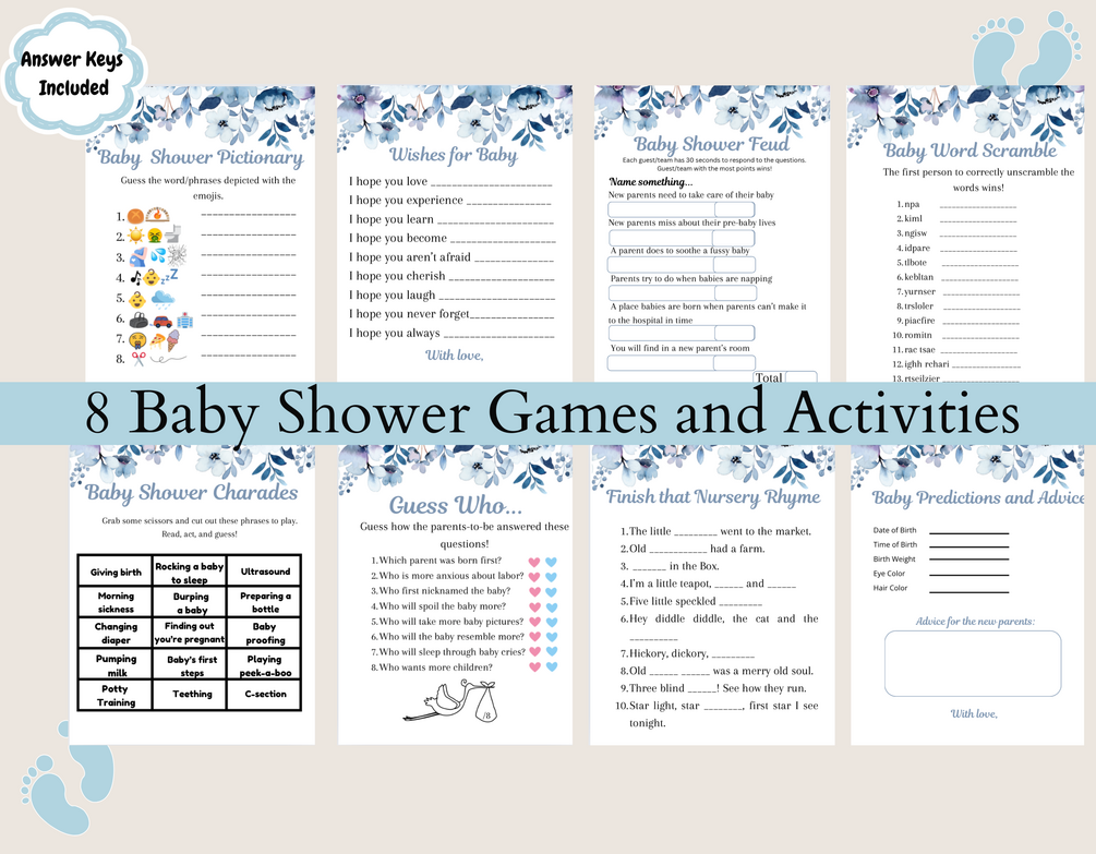 8 Baby Shower Games and Activities