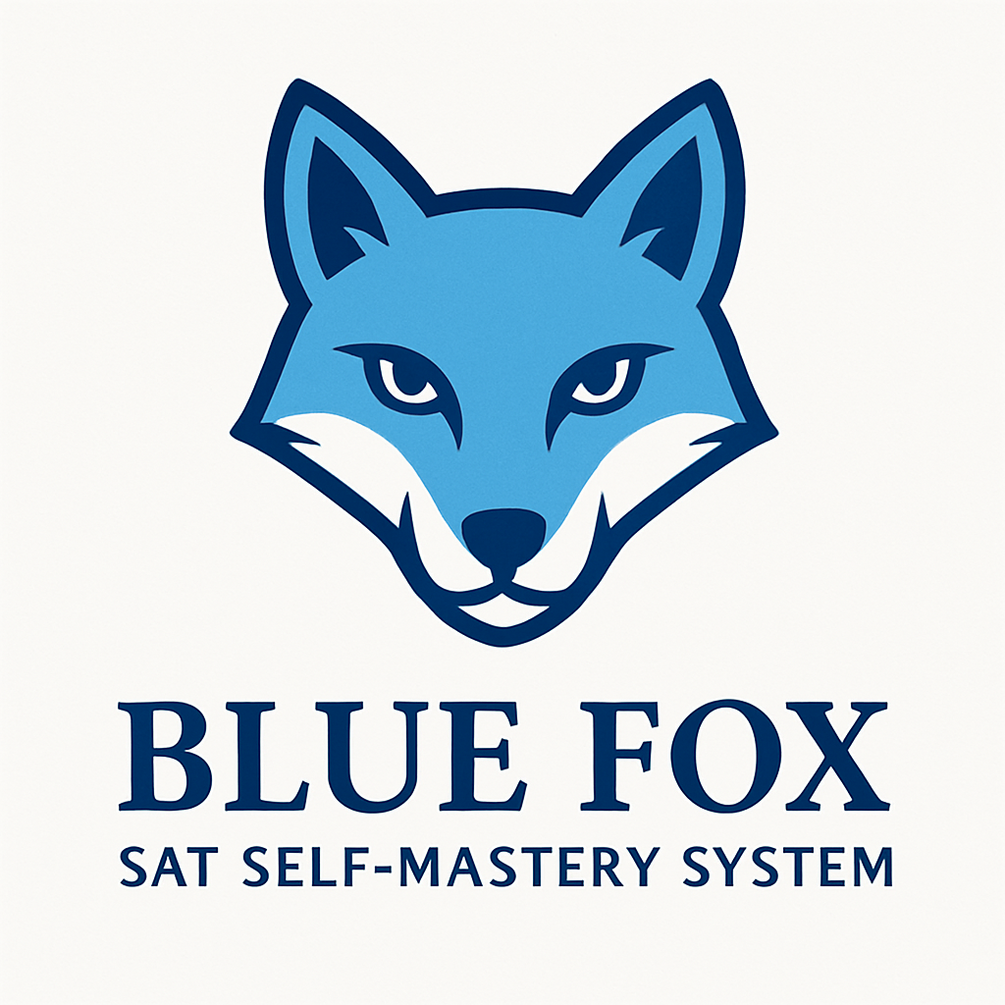 Blue Fox SAT Self-Mastery System: Math + Grammar Edition