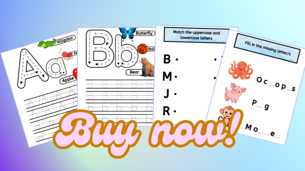 Tracing Alphabet Letters and Practice Book | Printable