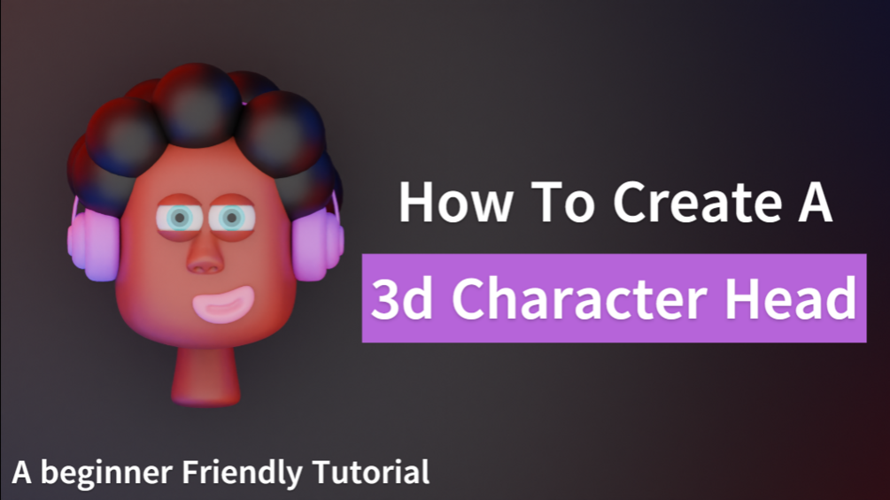 Beginners guide on how to create a character head in blender