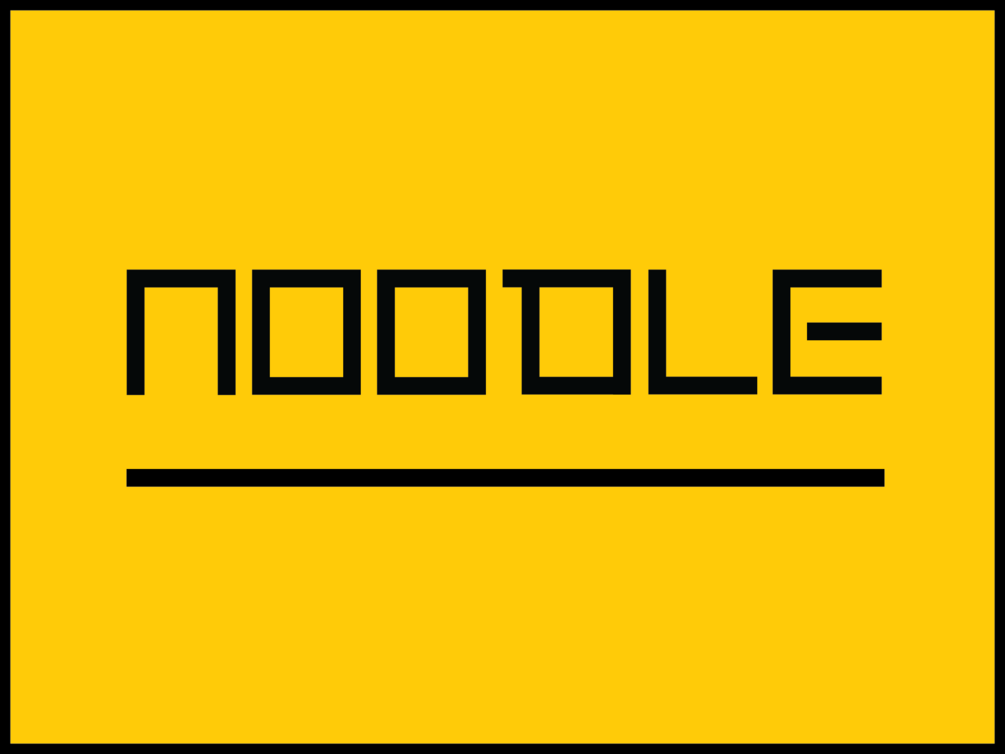 noodle typography
