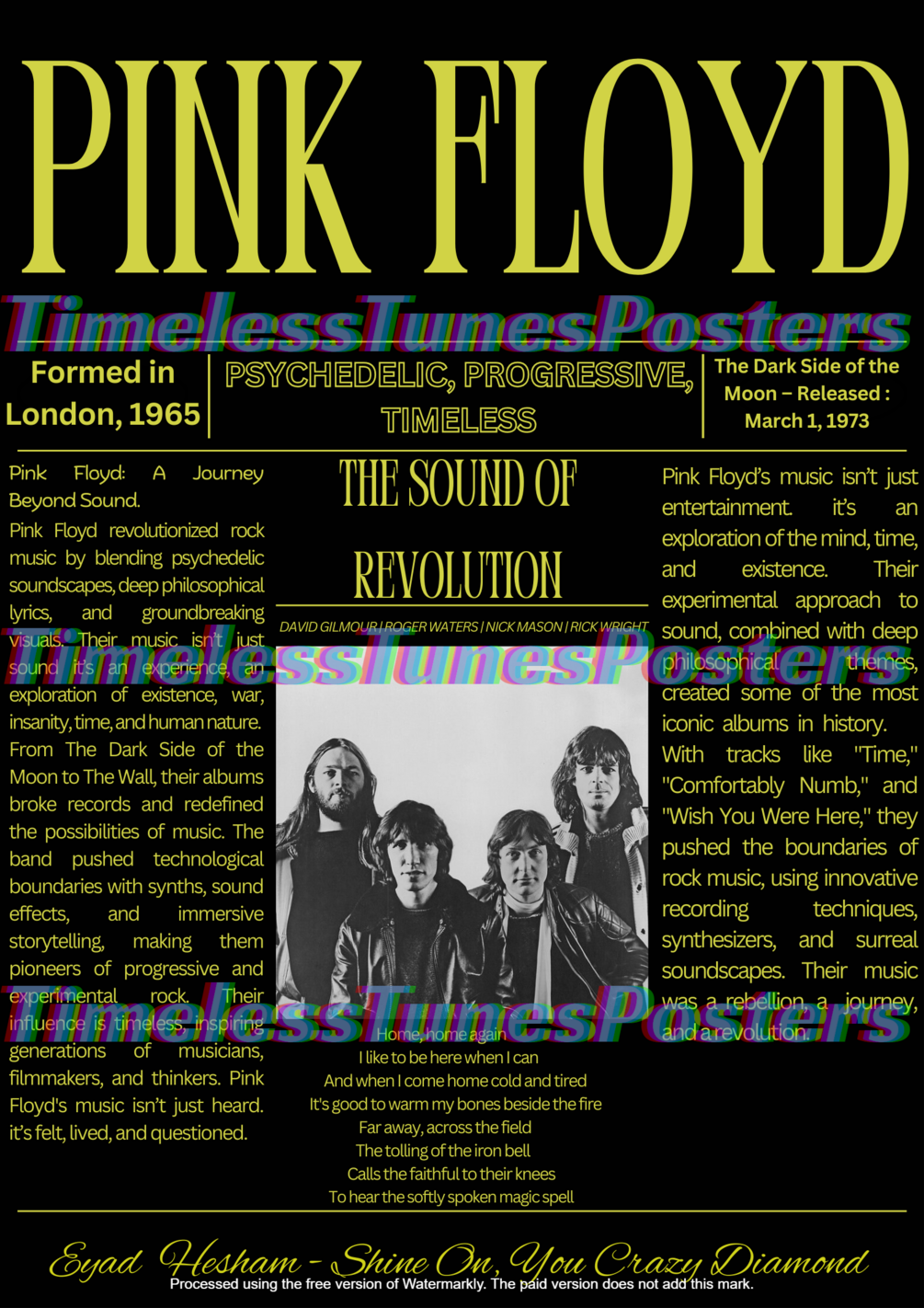 Pink Floyd poster