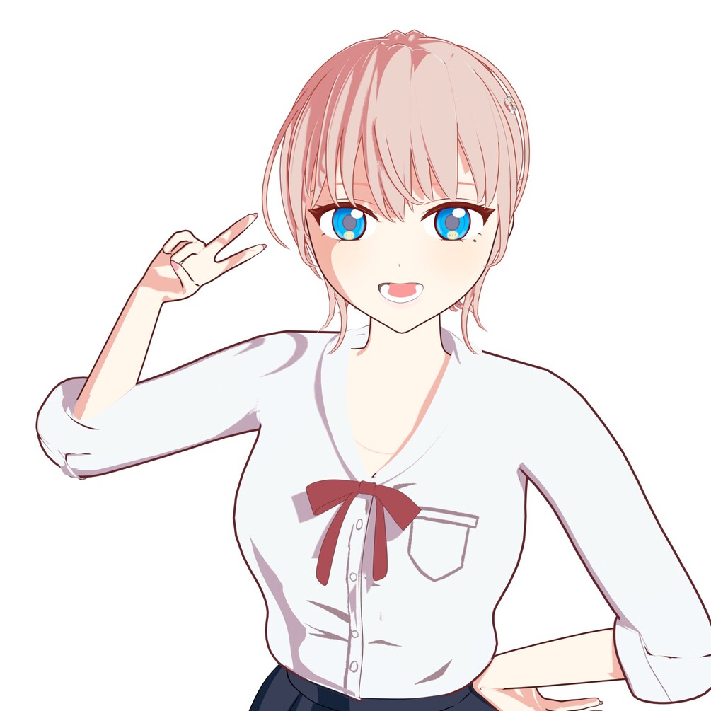 Pink Hair Senpai project files