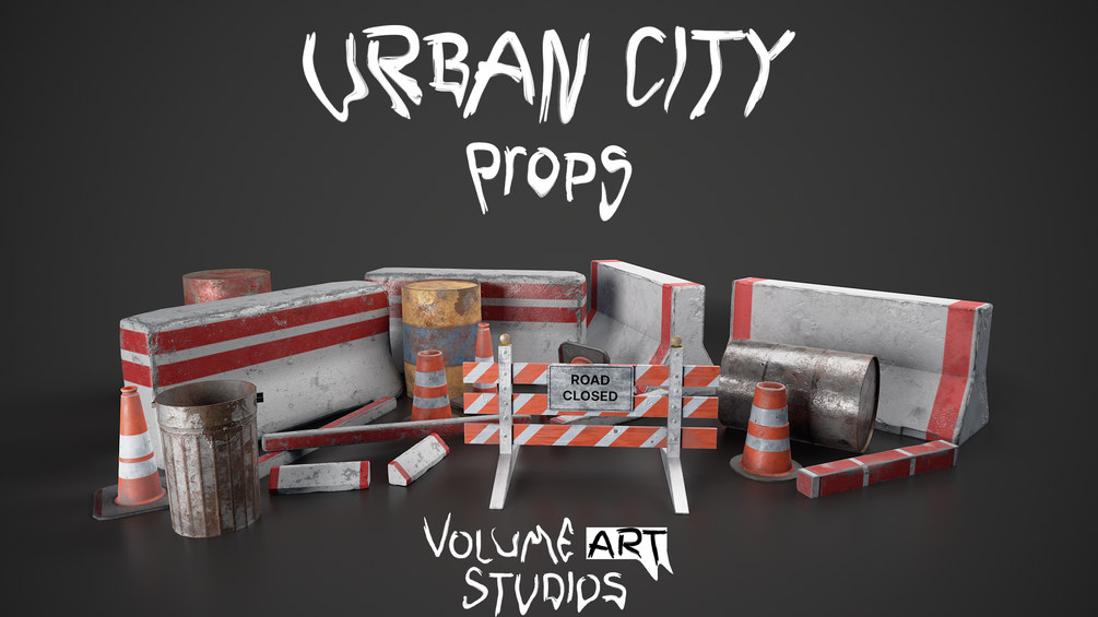 3D Urban City Props (Unreal Engine 5 Project)