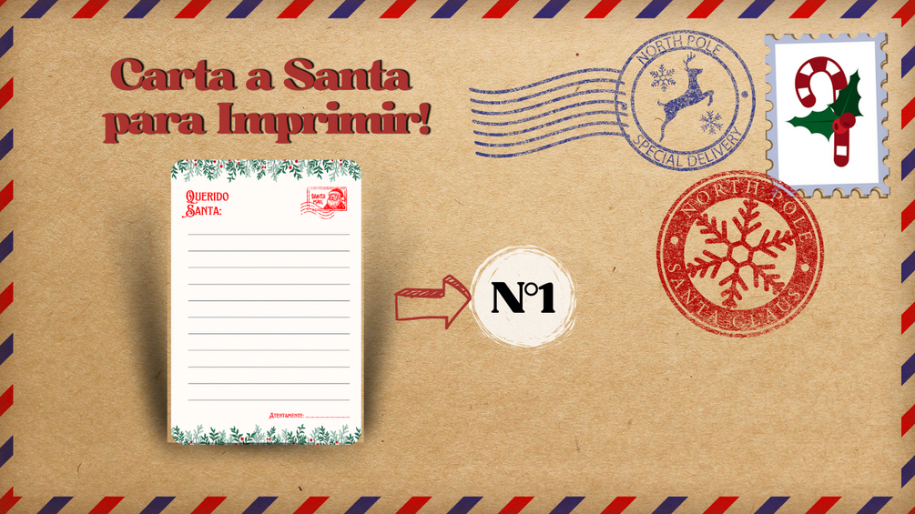 Carta a Santa para Imprimir #1