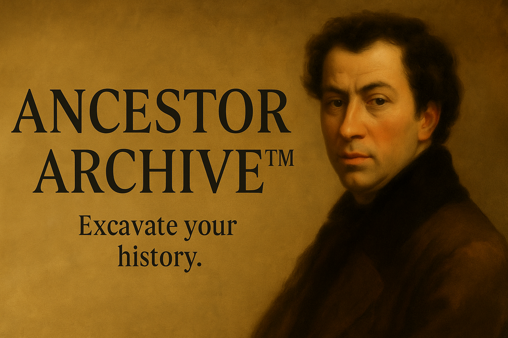 Ancestor Archive™ — Real. Researched. Nearly Forgotten.