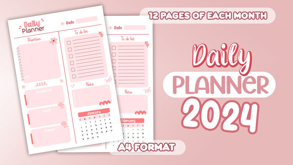 Daily Planner 2024
