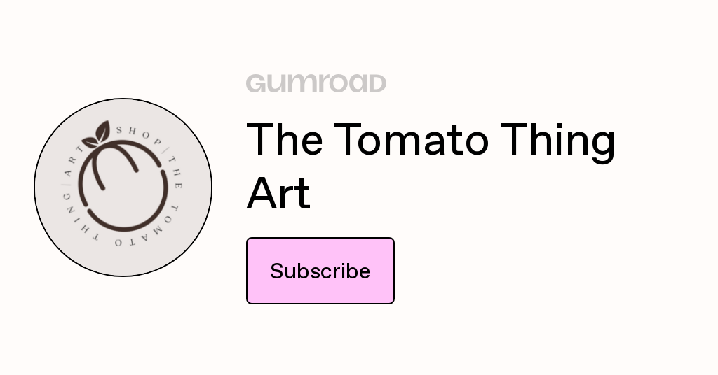 The Tomato Thing Art