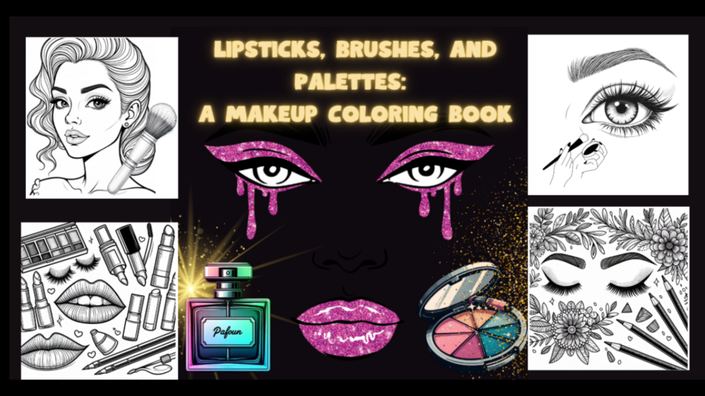 Makeup Coloring Book Beauty Coloring Book for Teens Fashion and Makeup ...