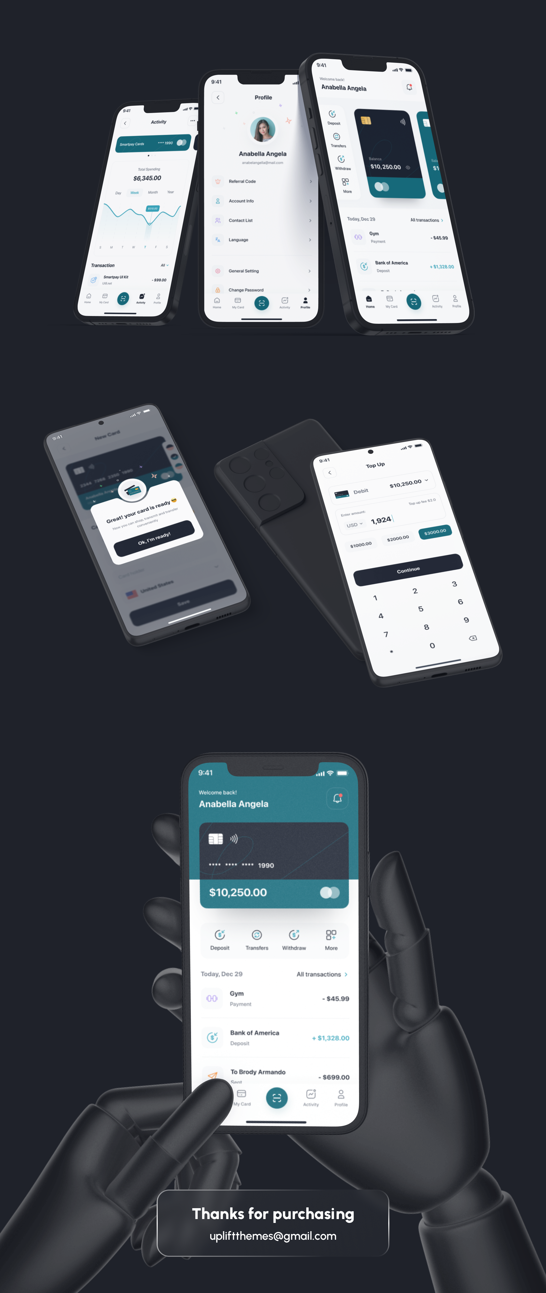 Bulkpay - Fintech App React Native Expo Ui Kit