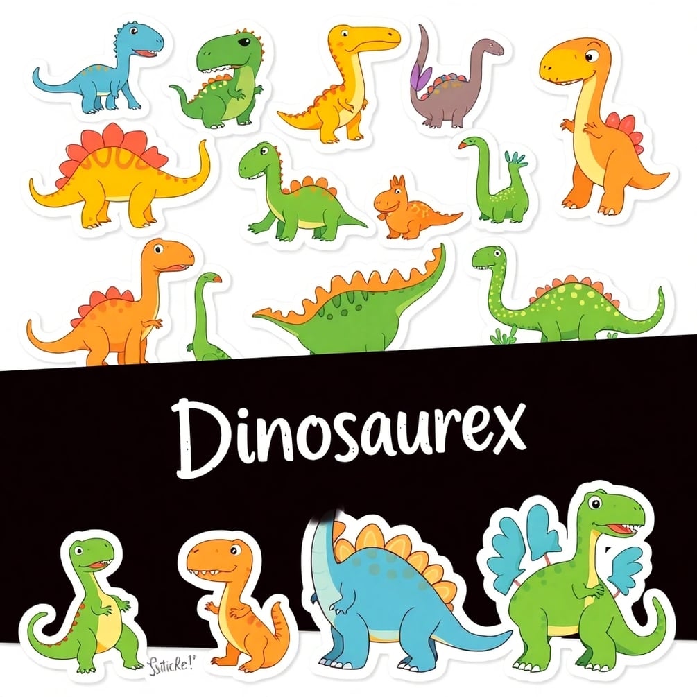 Happy Dinosaurs: 5000 Stickers of Prehistoric Fun