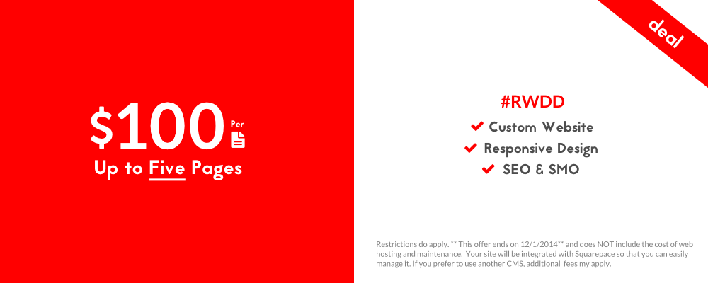 Responsive Web Design Deal — #RWDD