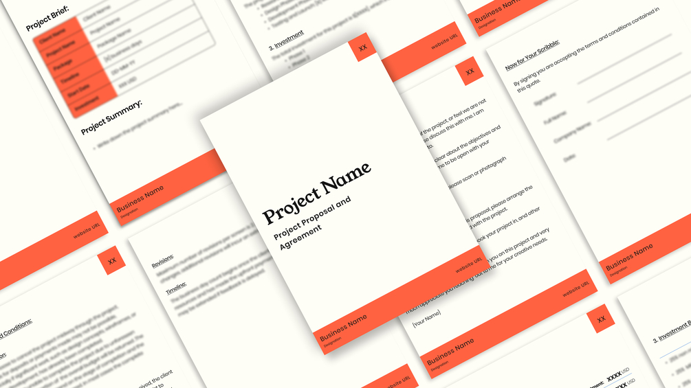 Project Proposal & Agreement Template (Figma File)