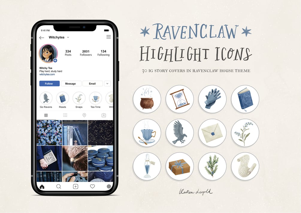 Ravenclaw Highlight Icons